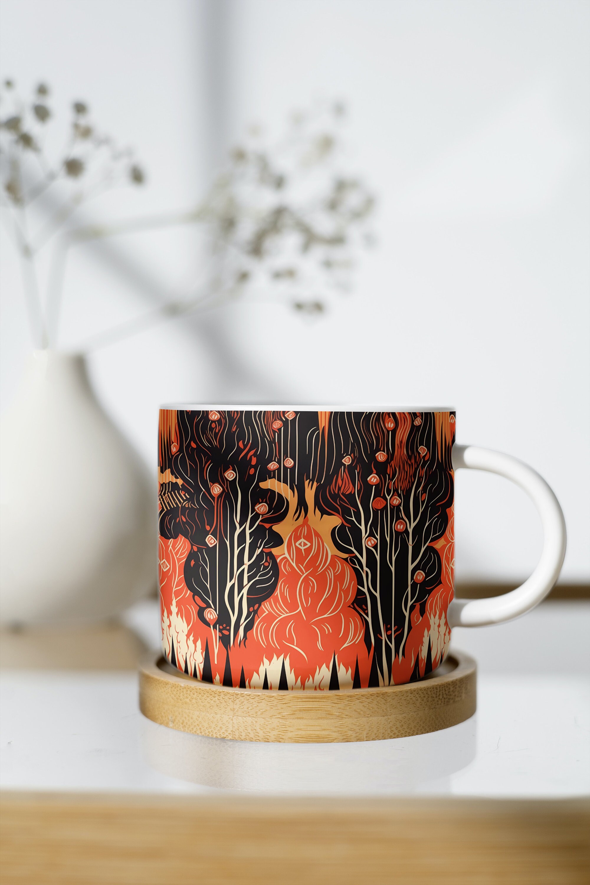 10 Seamless Blaze Bark Themed Patterns Digital Paper Scrapbook Patterns ...