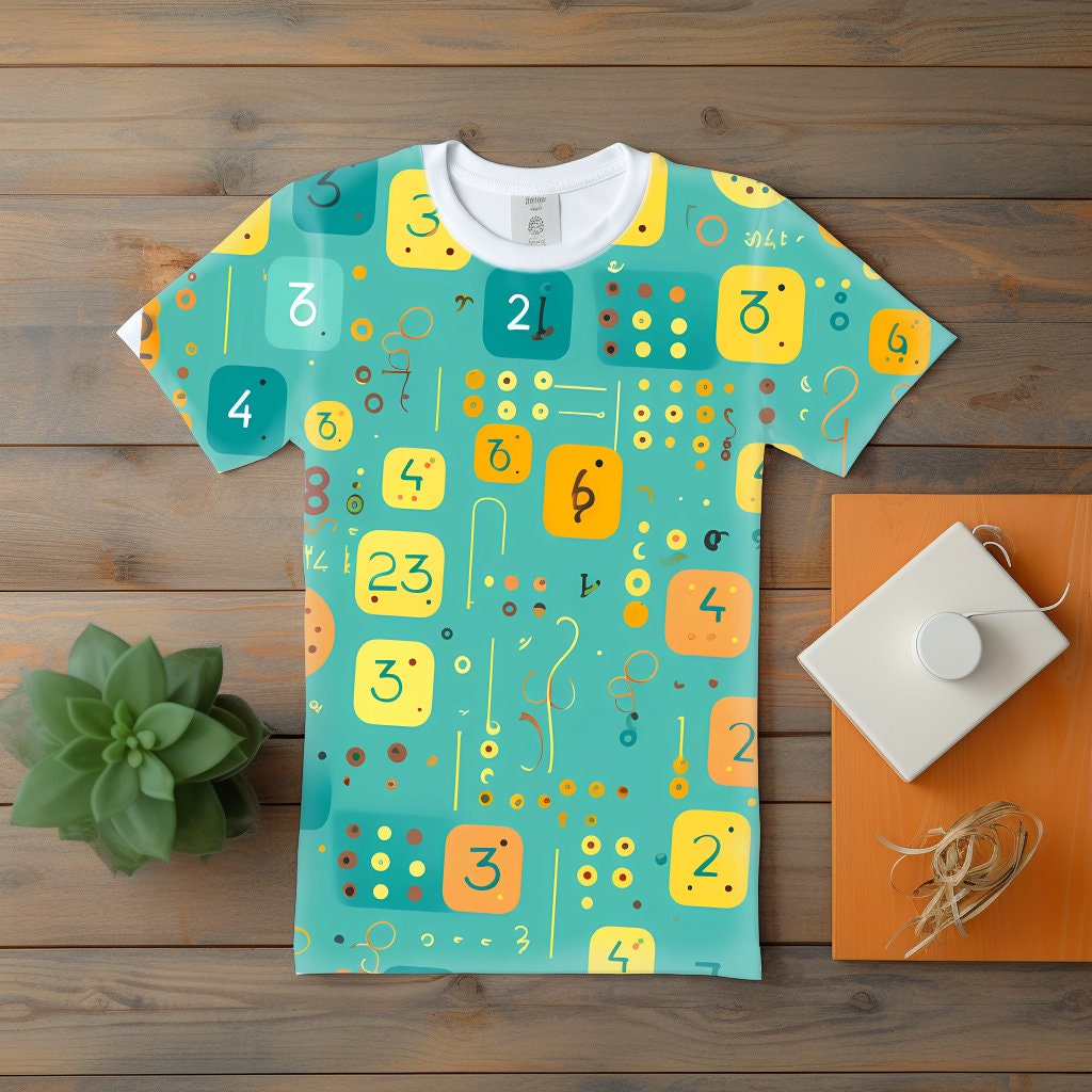 10 Seamless Maths & Numeracy Patterns | Digital Paper Scrapbook ...