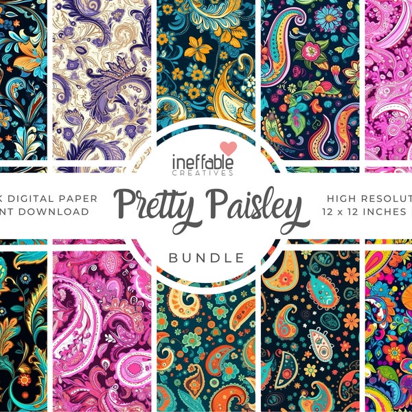 Pretty Paisley - Etsy