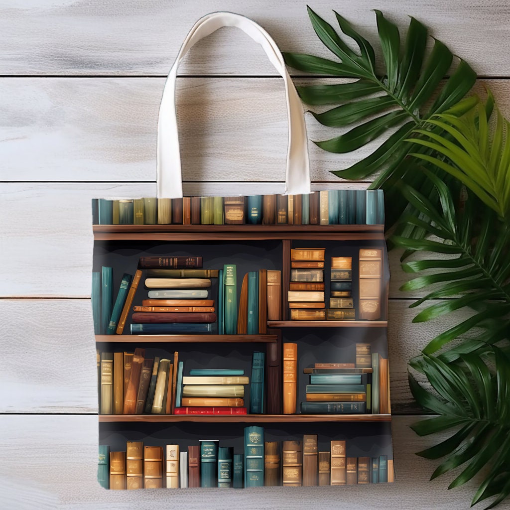 10 Seamless Book Shelf Patterns | Digital Paper Scrapbook Patterns ...