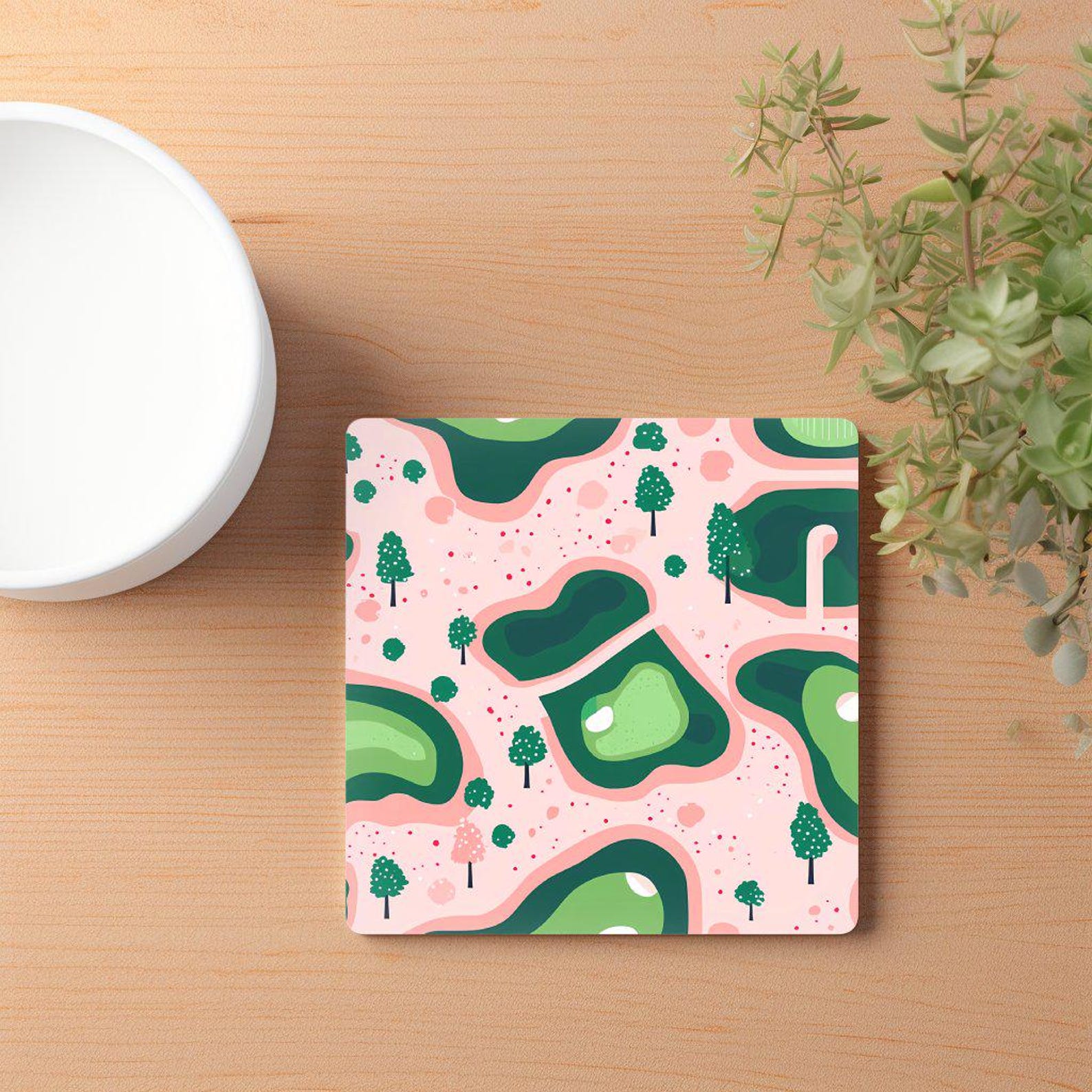 Golf Course Pattern Paper: Seamless Scrapbook Backgrounds (digital ...