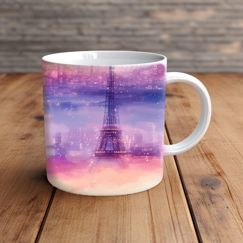 The Eiffel Tower Themed Patterns | Digital Paper Scrapbook Patterns ...