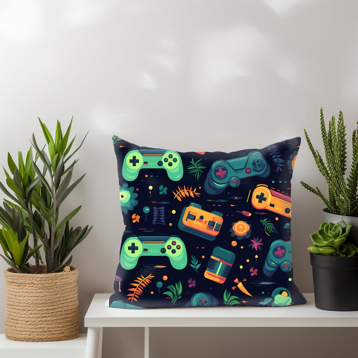 10 Seamless Gaming Inspired Patterns Digital Paper Scrapbook Patterns ...