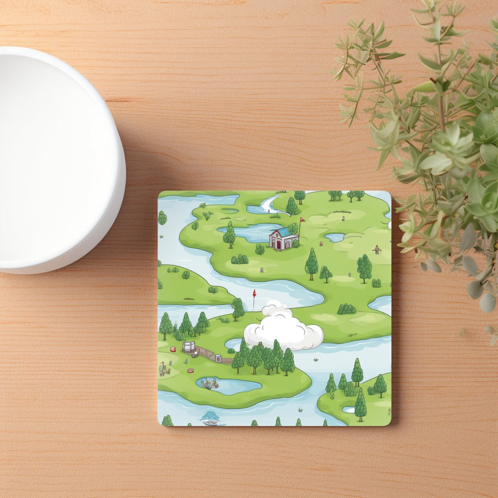 Golf Course Seamless Pattern: Digital Paper Pack (digital Download) - Etsy