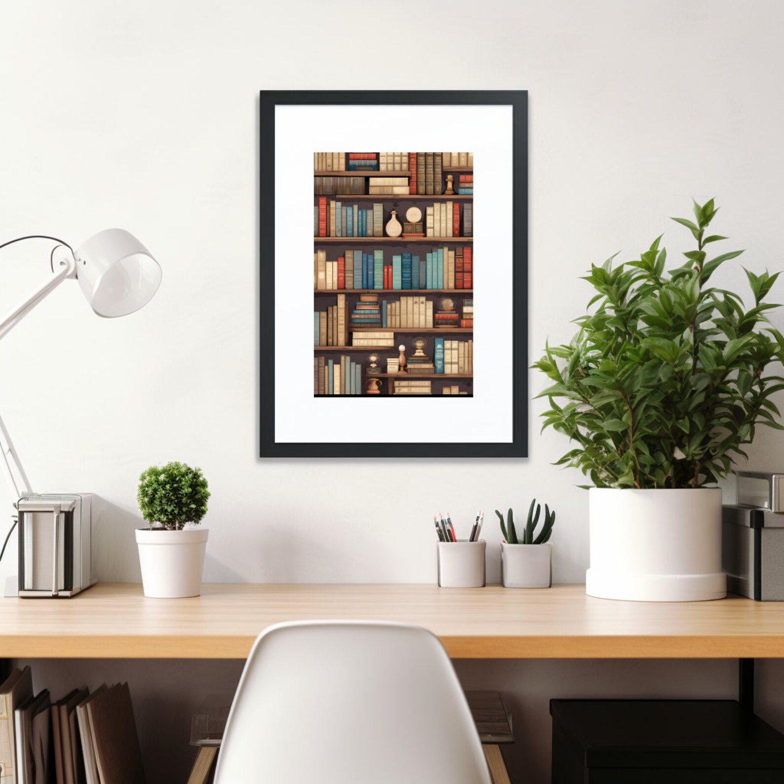 10 Seamless Book Shelf Patterns | Digital Paper Scrapbook Patterns ...