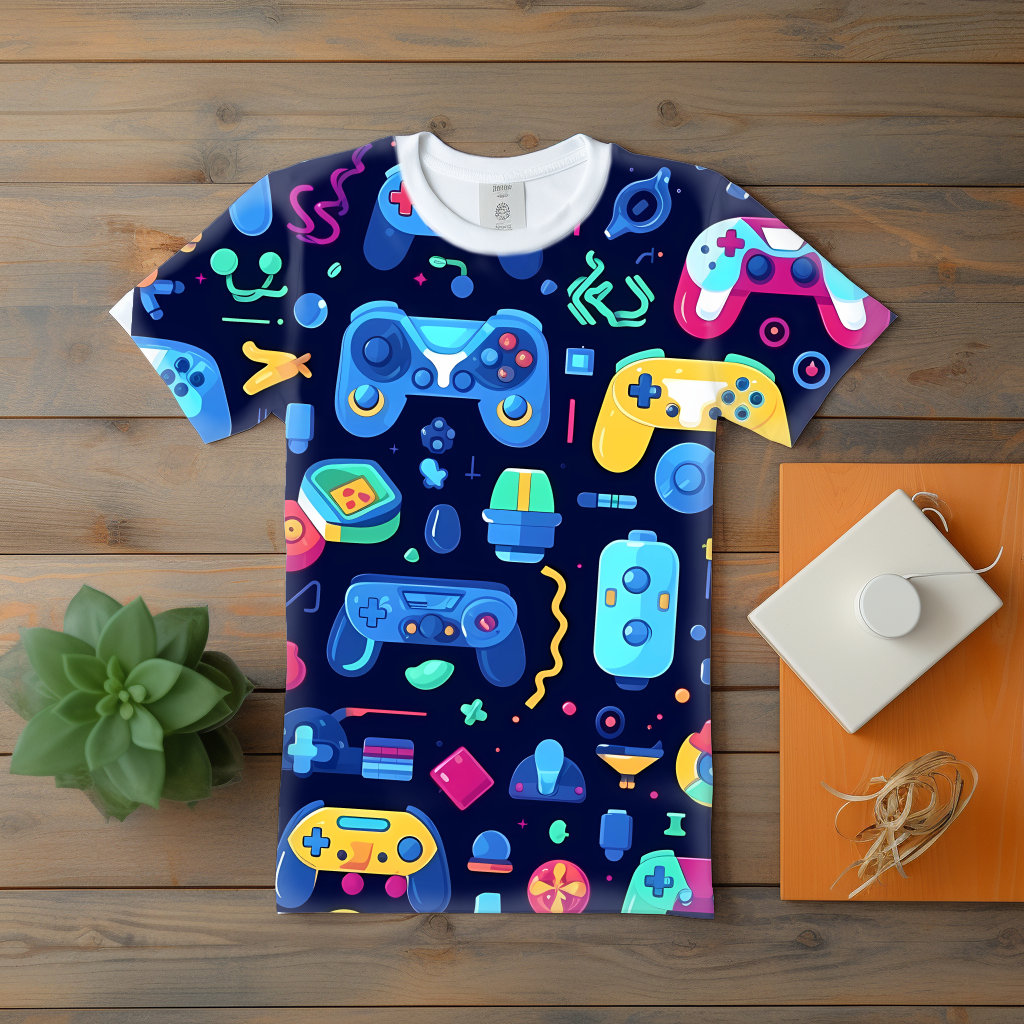 10 Seamless Gaming Inspired Patterns Digital Paper Scrapbook Patterns ...