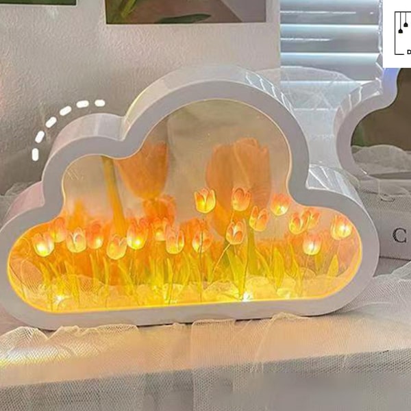 Tulip Cloud Mirror - Etsy