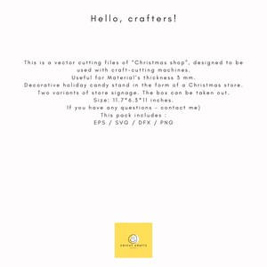 Christmas Shop SVG 3D Layered Laser Cut, 3D Paper Cut Template, SVG ...