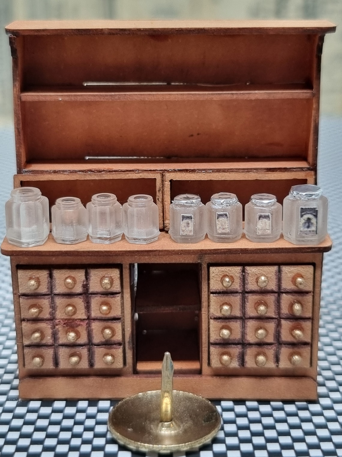 Miniature 1/48th, Clear Translucent Pack of 4 Hexagonal Storage ...