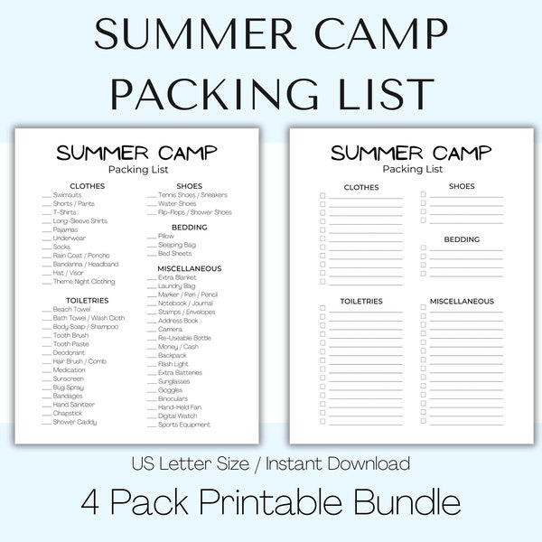 Packing Checklist - Etsy