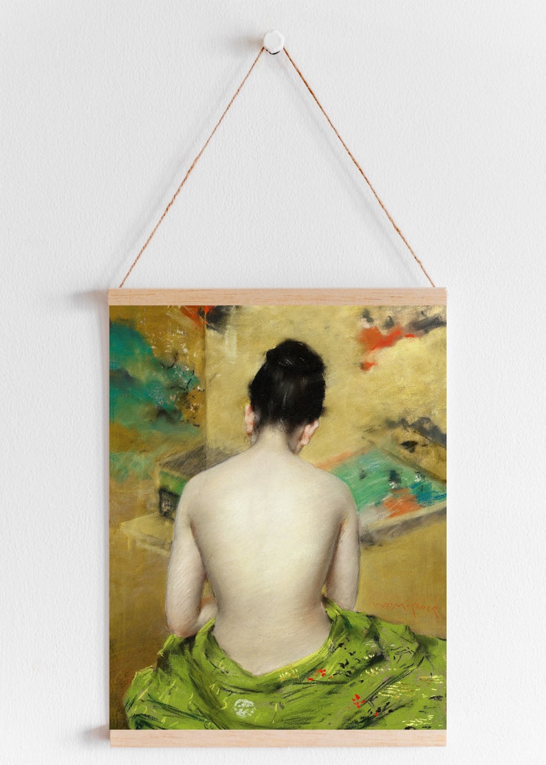 Naakte Japanse Vrouw Japanse Naakt Art Print Vintage Japanse Etsy