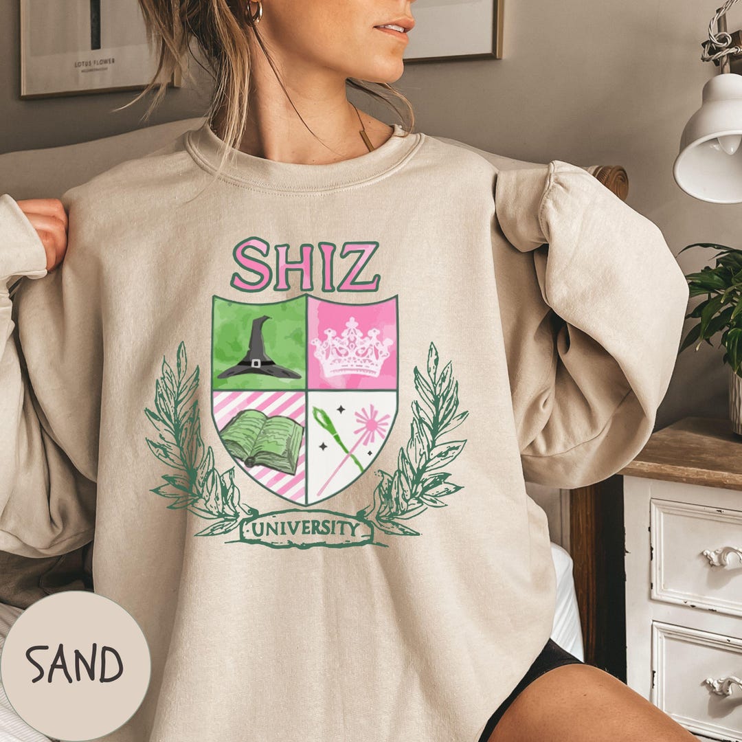 Wicked Musical Shiz University Sweatshirt, Wicked Defy Gravity Shirt ...