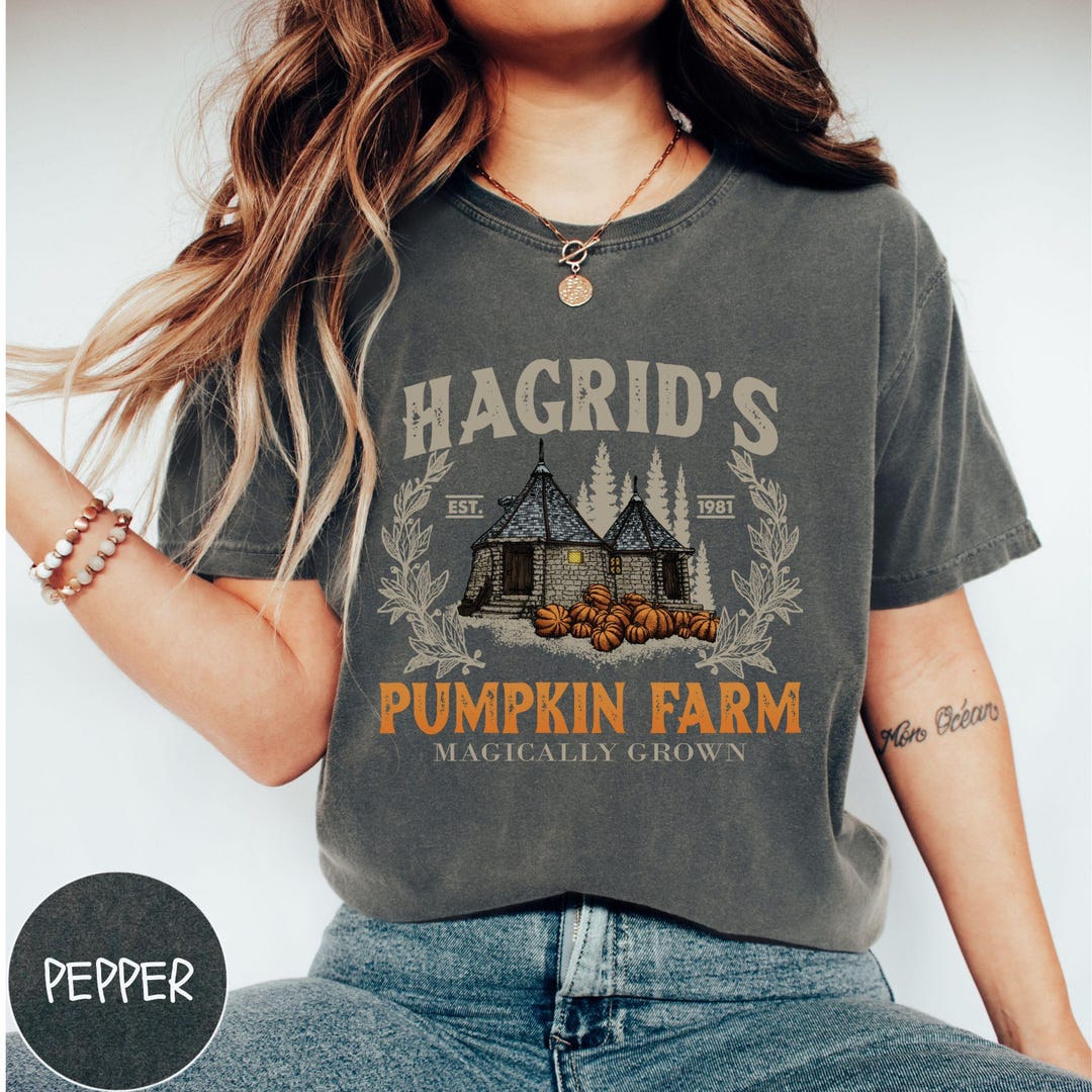 Comfort Colors® Hagrid's Pumpkin Patch Sweatshirt, Cute Halloween Fall ...