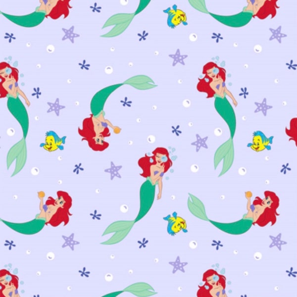 Flannel Mermaid Fabric - Etsy