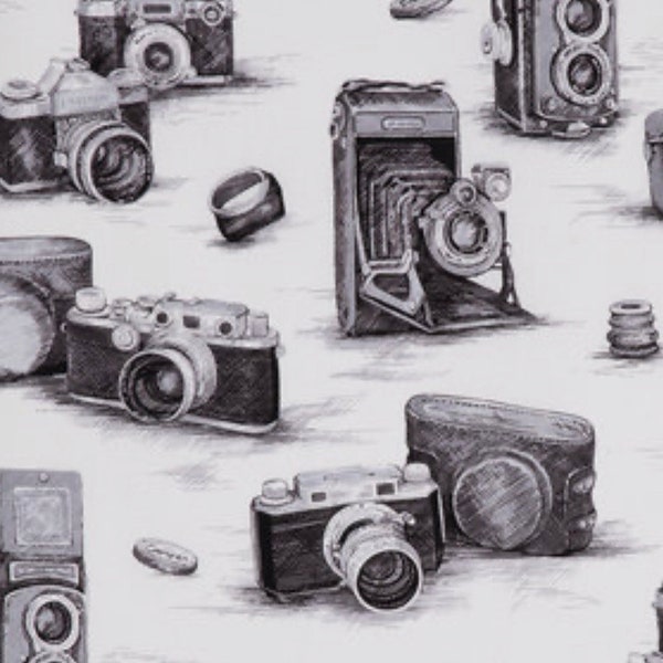 Camera Fabric - Etsy
