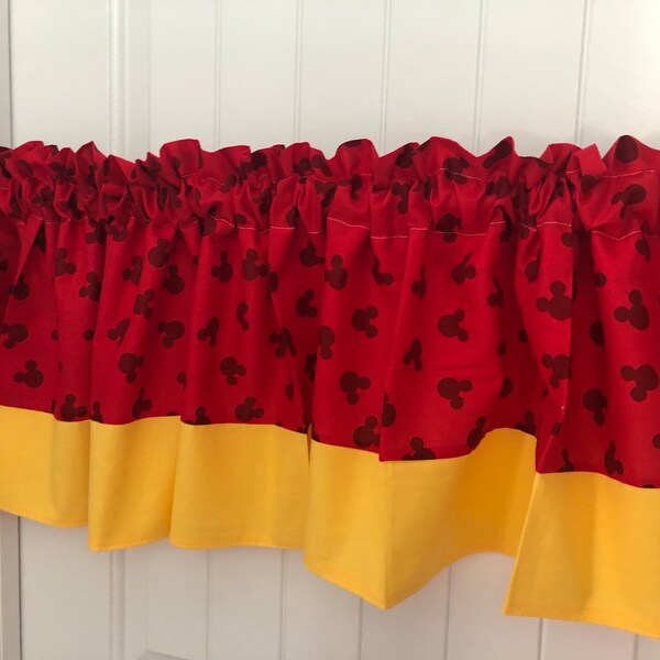Mickey Mouse Valance - Etsy