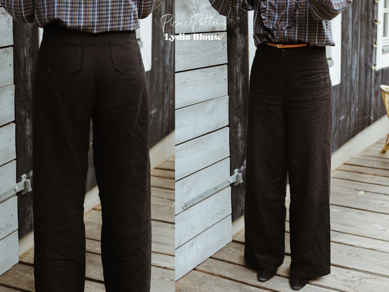 Pants PDF Sewing Pattern frenchie Pants Easy to Sew Beginner Friendly ...