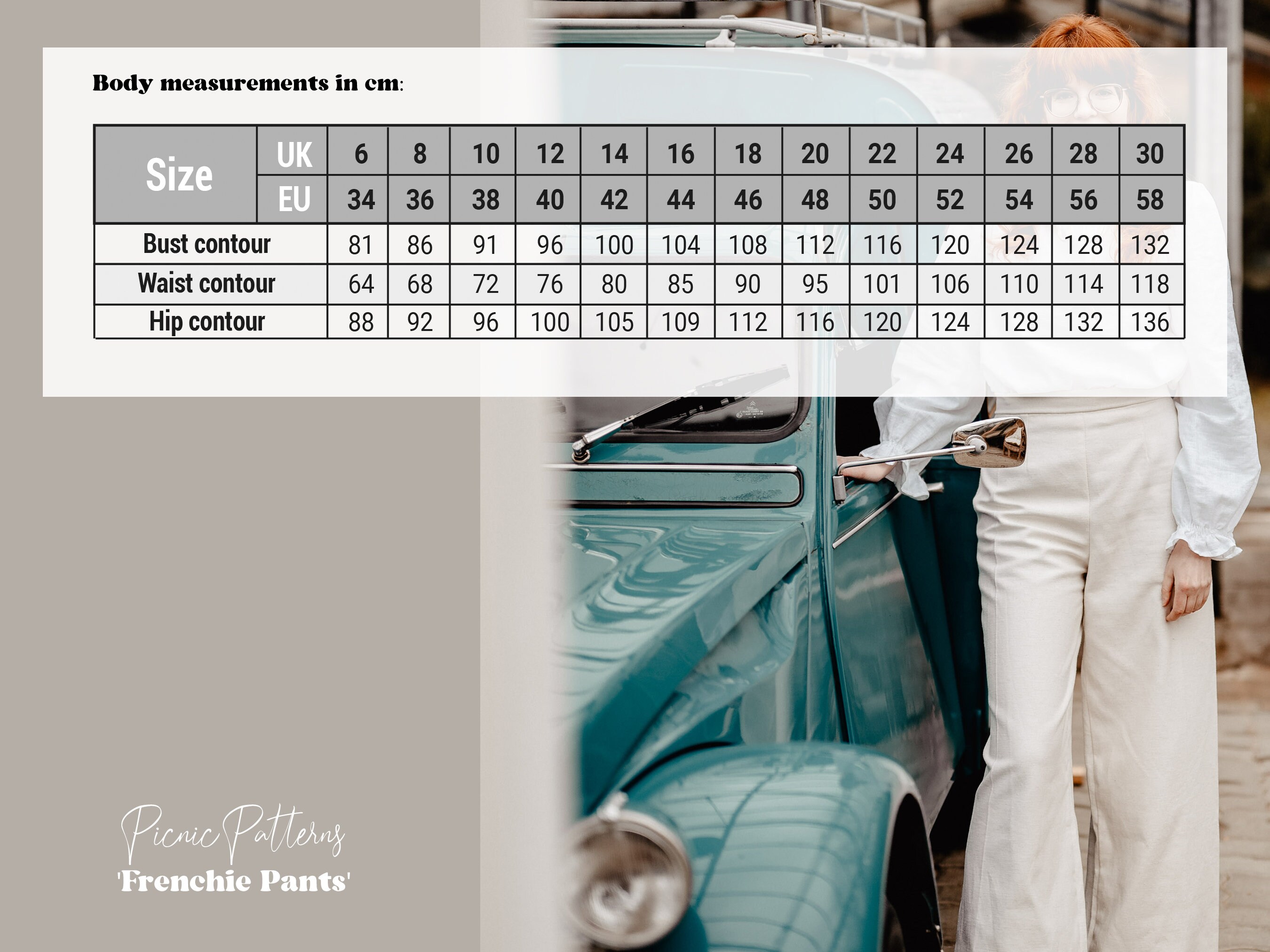 Pants PDF Sewing Pattern frenchie Pants Easy to Sew Beginner Friendly ...