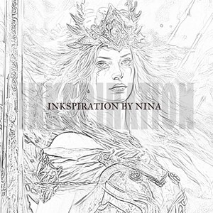 Goddess Freya Mythology 15 Coloring Pages A3 Size Premium - Etsy Australia