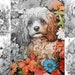 Cavapoo in Flowers Coloring Pages, 20 Premium Coloring Sheets, Coloring ...