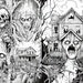 Terrifying Undead Zombies Halloween Coloring Pages 25 Premium - Etsy