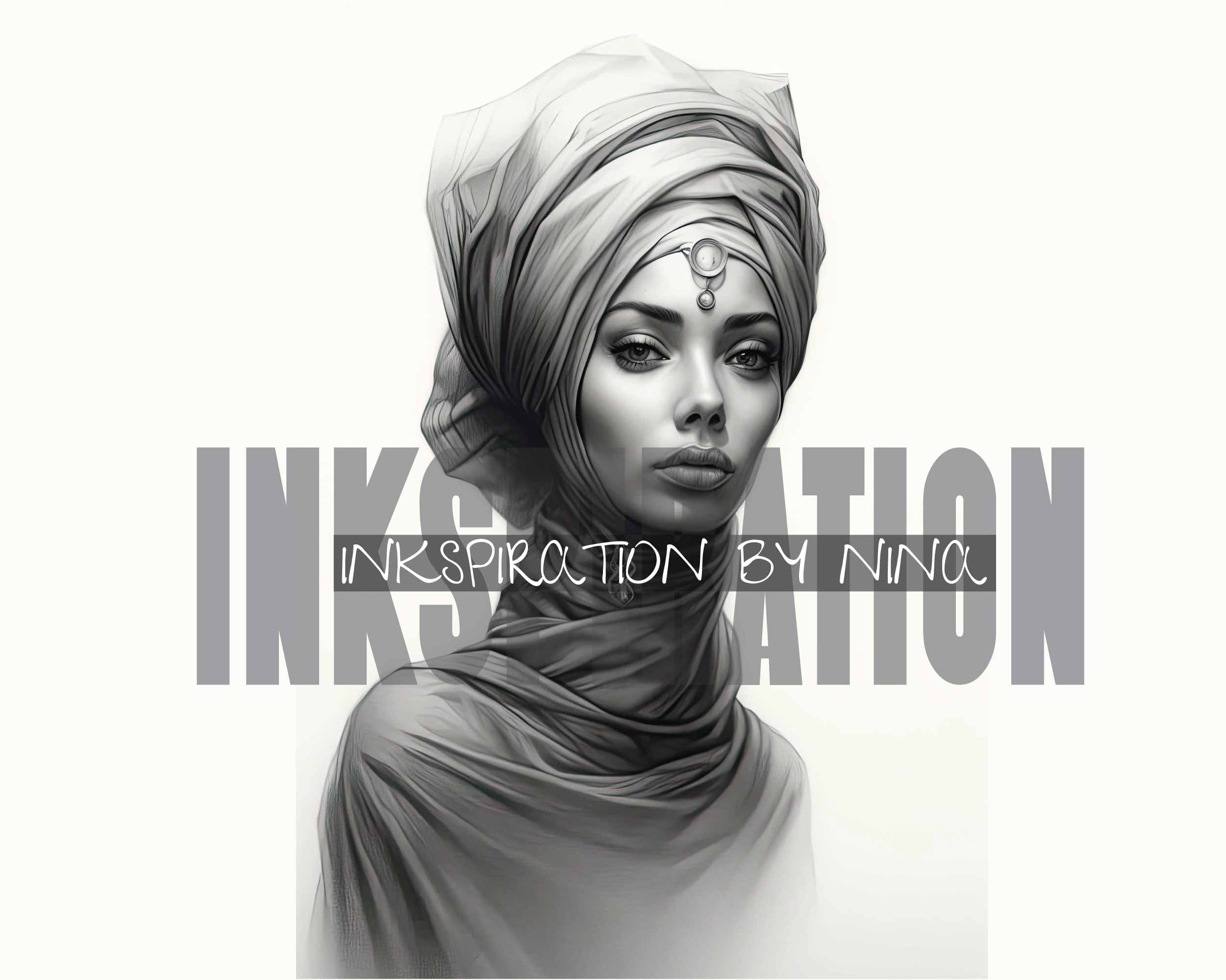 Tuareg Woman Coloring Pages, 15 Premium Coloring Sheets, Adult & Kids ...