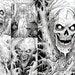 Terrifying Undead Zombies Halloween Coloring Pages 25 Premium - Etsy