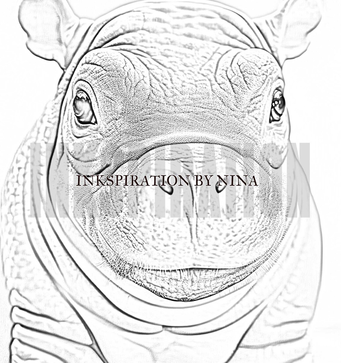 Baby Animals 15 Coloring Pages A4 Size Premium Printable Adult and ...