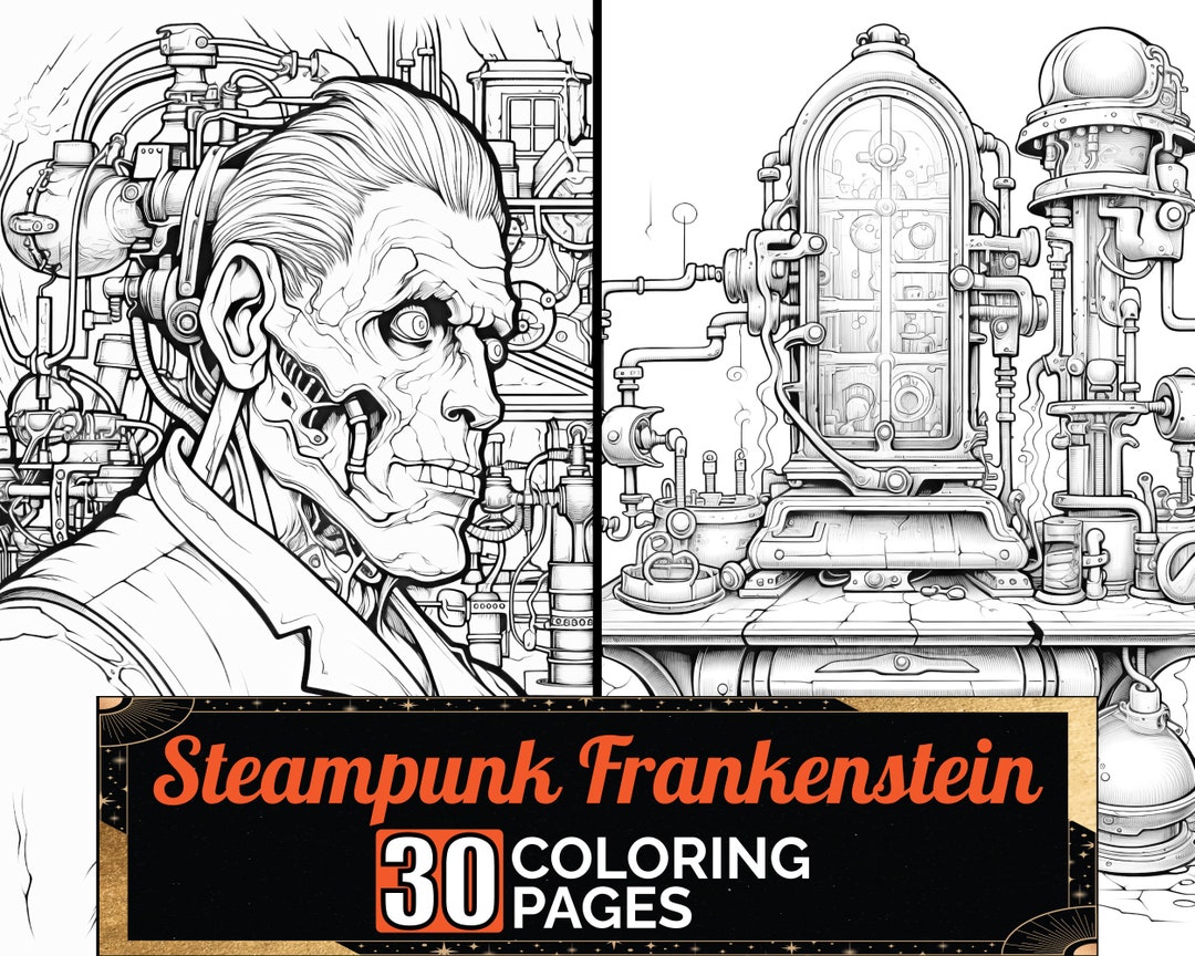 Frankenstein Kid Coloring Pages