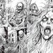 Terrifying Undead Zombies Halloween Coloring Pages 25 Premium - Etsy