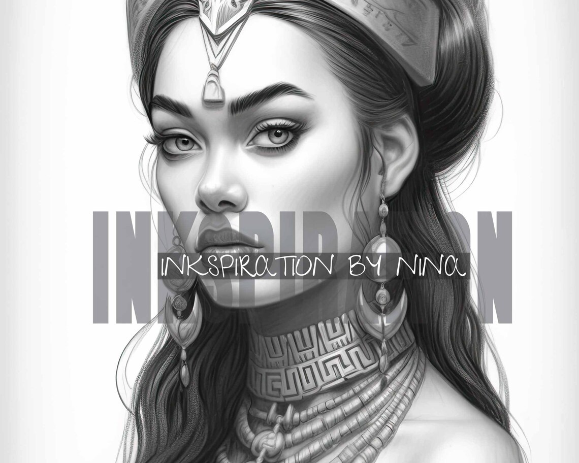 Maori Woman Coloring Pages 15 Premium Coloring Sheets Adult - Etsy