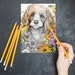 Cavapoo in Flowers Coloring Pages, 20 Premium Coloring Sheets, Coloring ...