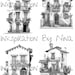 Spanish House Architecture Coloring Pages, 24 Premium Coloring Sheets ...