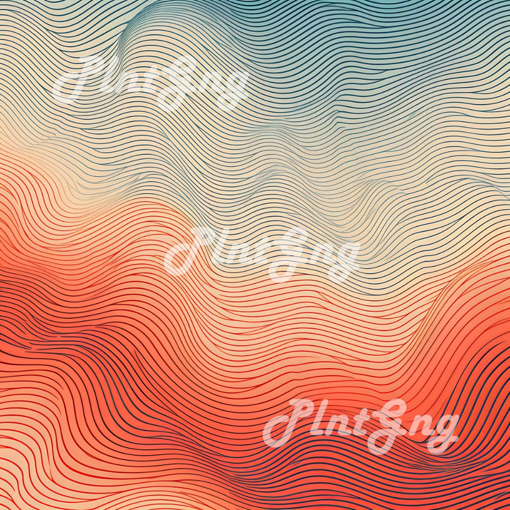 Wavy Digital Art INSTANT DOWNLOAD - Etsy