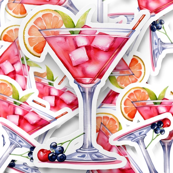 Cocktail Decal - Etsy