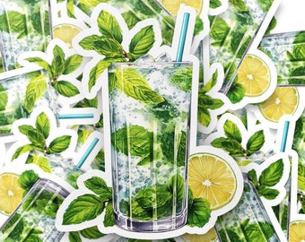 Mojito Drink Sticker Decal Cute Funny - Etsy