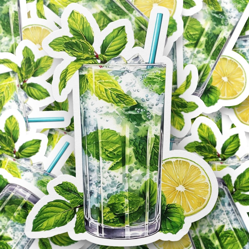 Cocktail Decal - Etsy