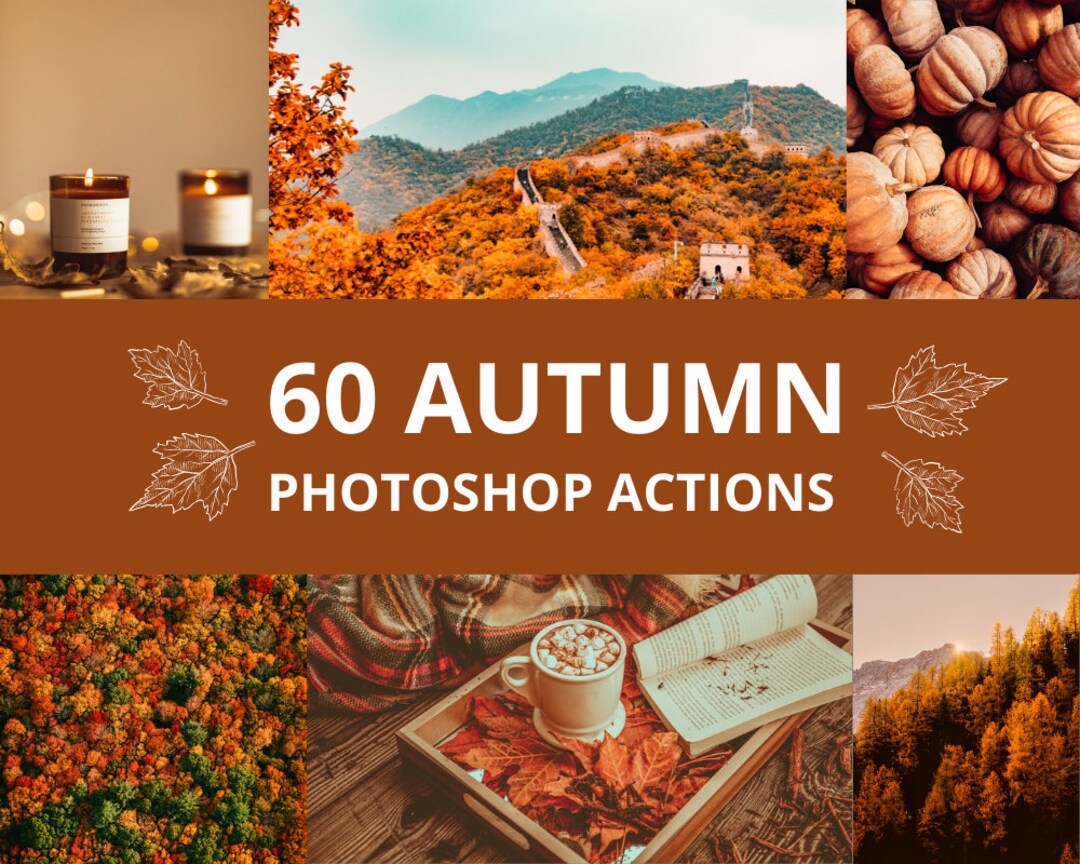 60 Autumn Photoshop Actions for Graphic Designers | Adobe Photoshop ...