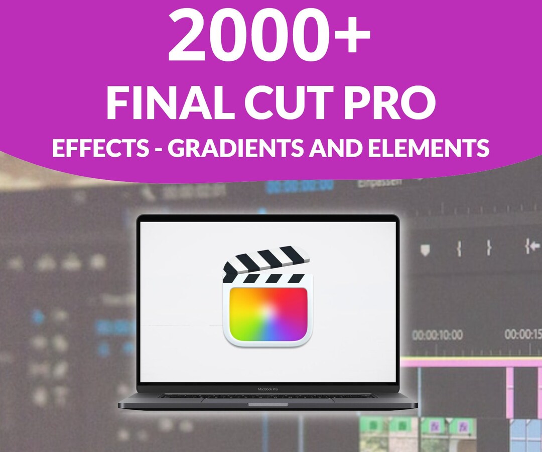Final Cut Pro Effects Package: 2000+ Gradients and Elements - Etsy