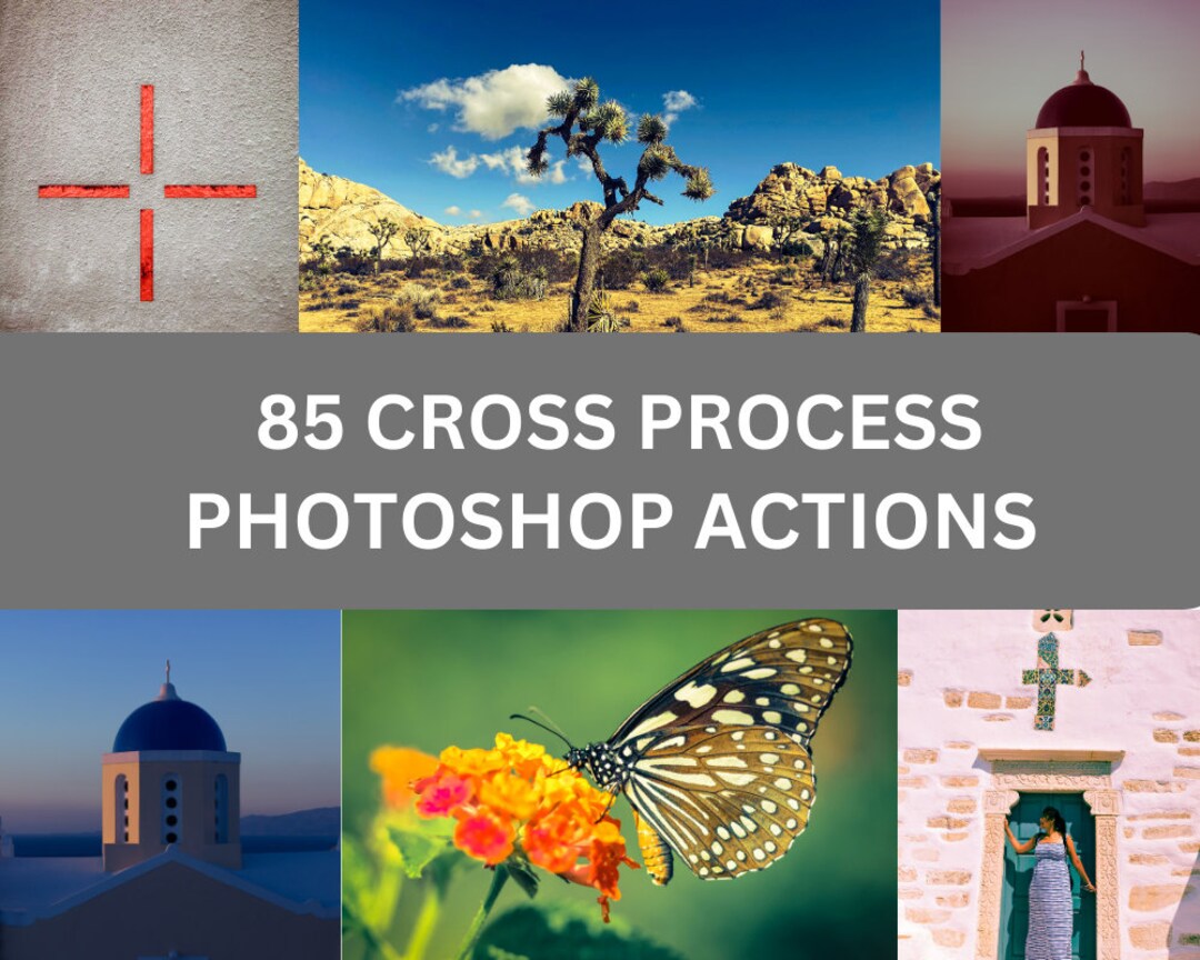 85 Cross Process Photoshop Actions: Vibrant Photo Effects (instant ...