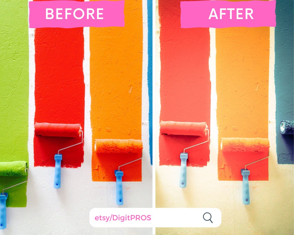 100 Color Mix Photoshop Actions for Graphic Designers Adobe - Etsy