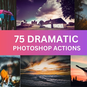 75 Dramatic Photoshop Actions for Graphic Designers | Adobe Photoshop ...