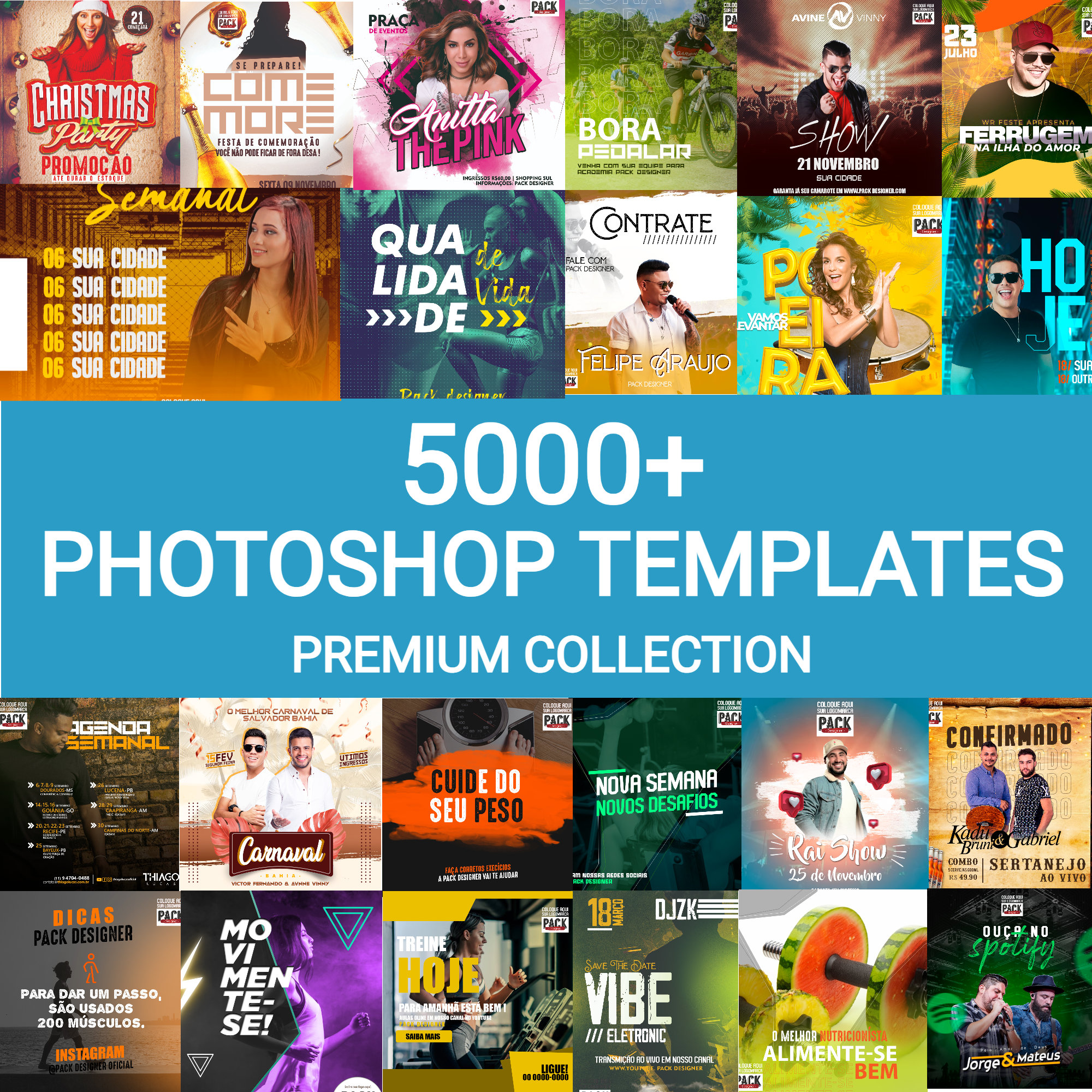 5000+ Photoshop Templates for Graphic Designers | Adobe Photoshop ...