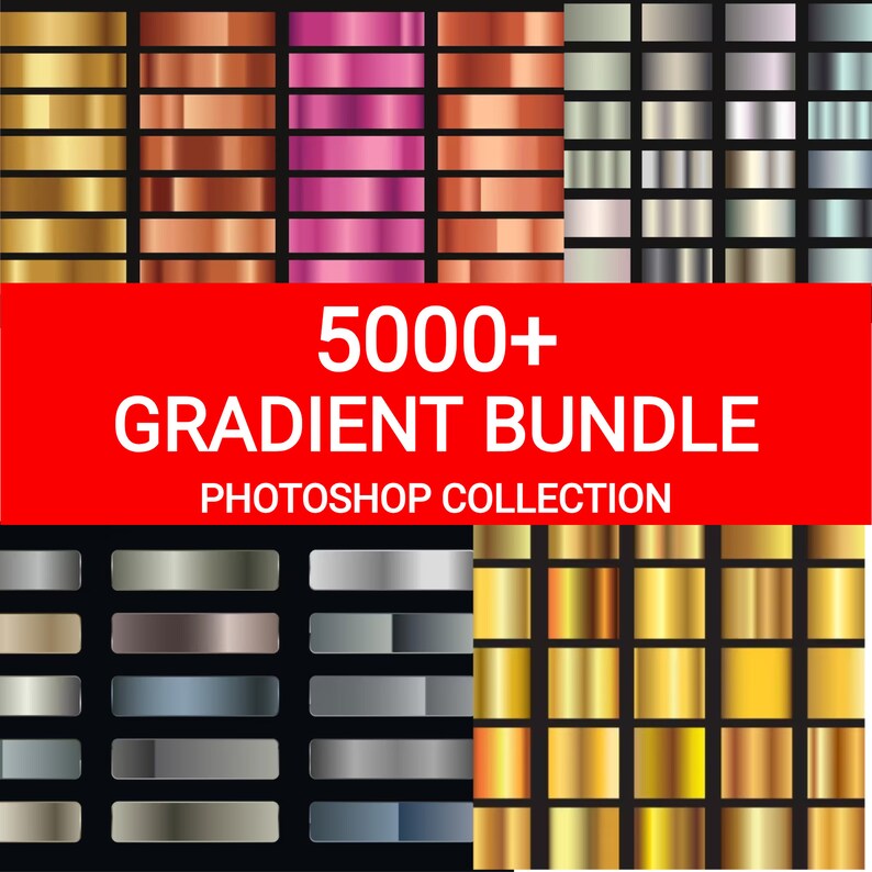 5000+ Gradient Bundle for Graphic Designers | Adobe Photoshop PREMIUM ...