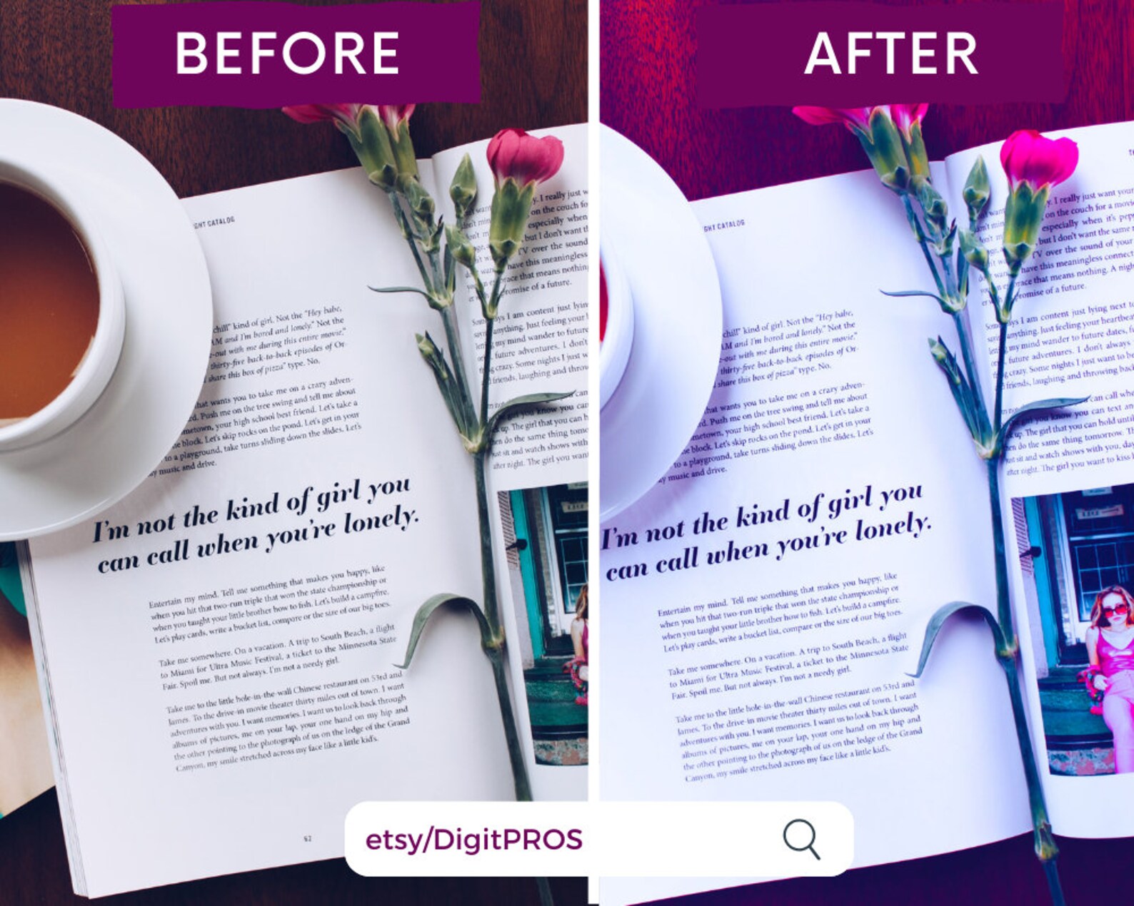 115 Fashion Magazine Photoshop Actions: Editorial Photo Effects ...