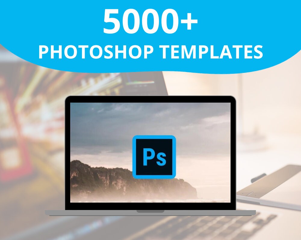 5000 Photoshop Templates for Graphic Designers Adobe - Etsy Australia