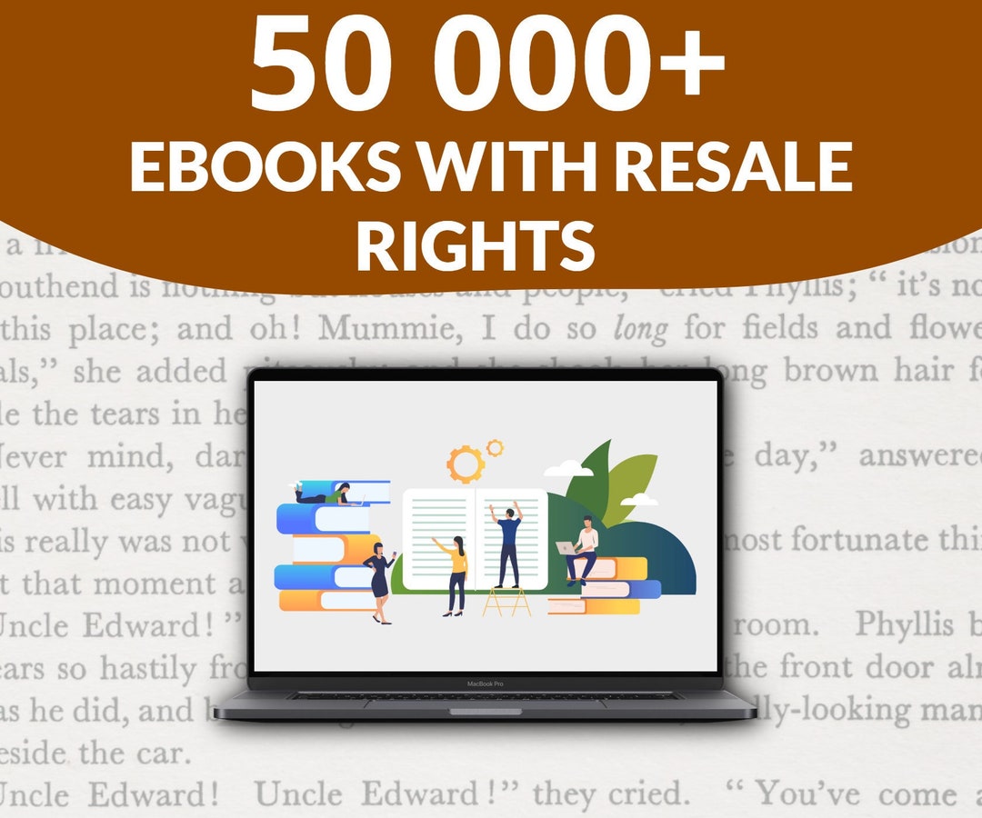 50,000+ Ebooks Bundle With Reseller Rights: HUGE E-book Collection - Etsy