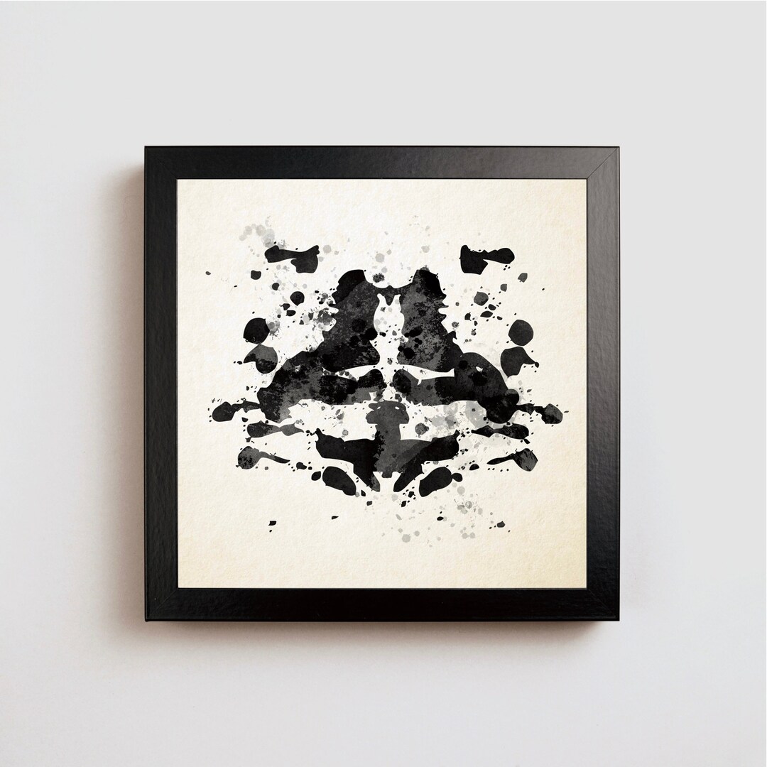 Rorschach Test Print Gift - Etsy