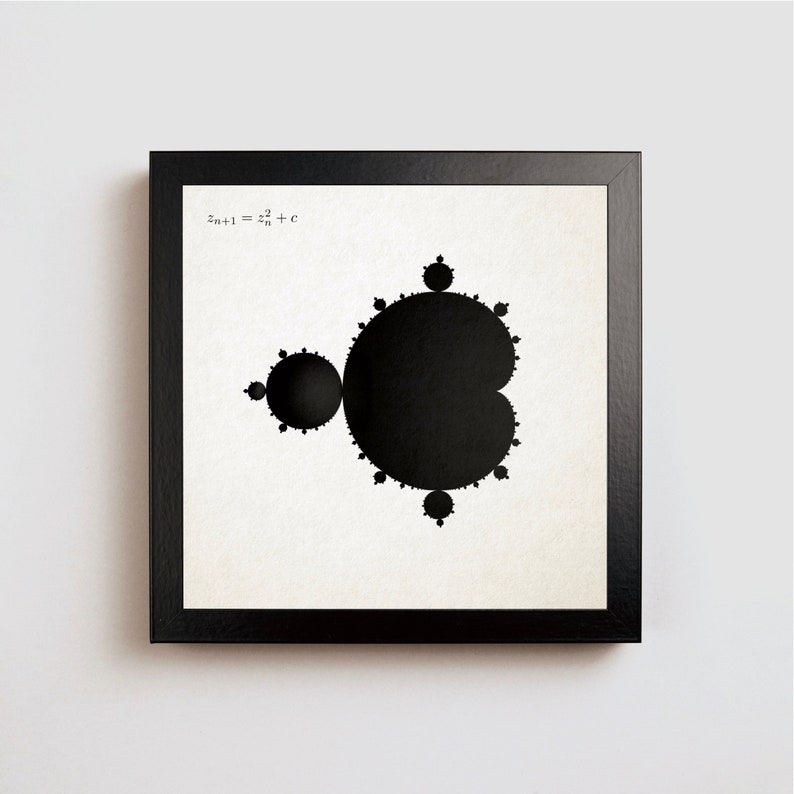 The Mandelbrot Set Print Gift - Etsy