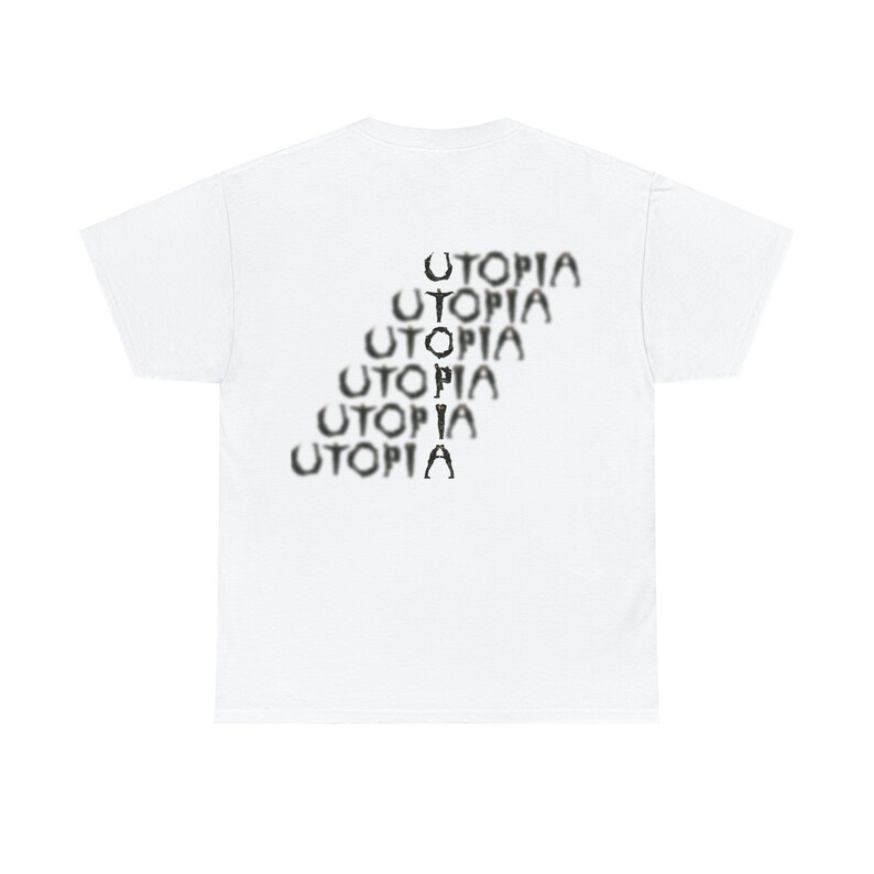 Travis Scott Utopia Merch T-shirt / Premium Design Tee / Back - Etsy